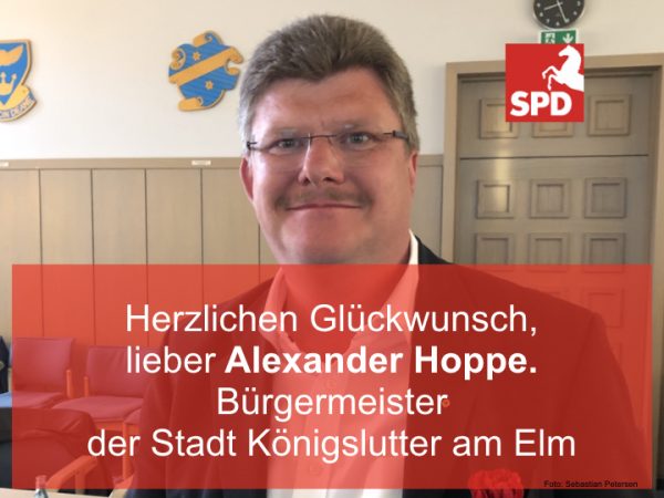Alexander Hoppe bleibt Bürgermeister der Stadt Königslutter am Elm ...